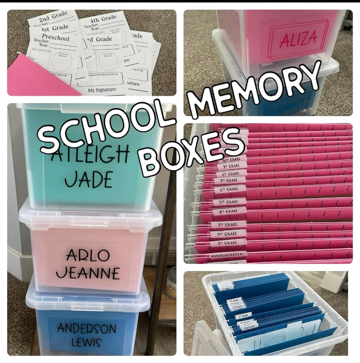 School Memory Boxes – Maverick Designs